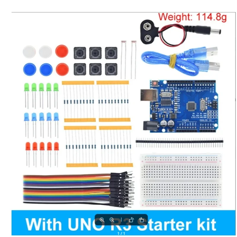 DIY-Electronic-Starter-Kit-for-UNO-R3-Arduino-Circuit-Board-Electronics ...