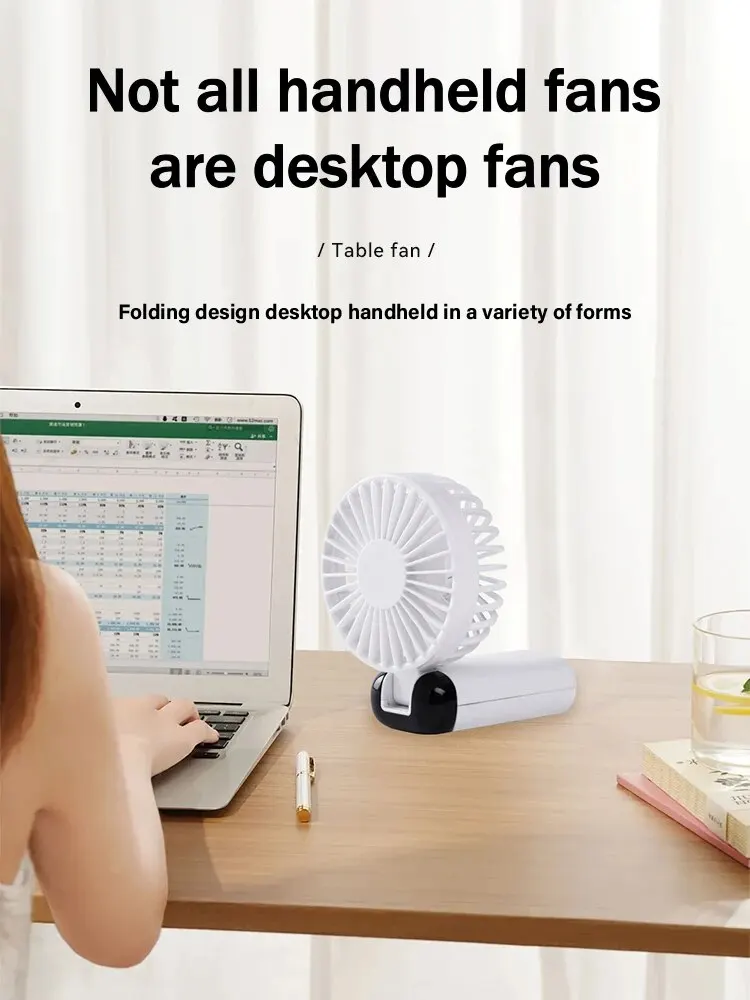 Summer-Handheld-Folding-Fan-Office-Dorm-Desk-Silent-Fan-Outdoor-Sports ...