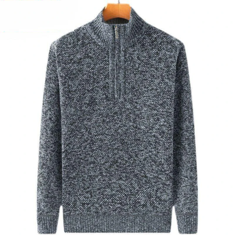 Autumn-Winter-Half-High-Collar-Loose-Casual-Pullover-Sweater-Male-Add ...