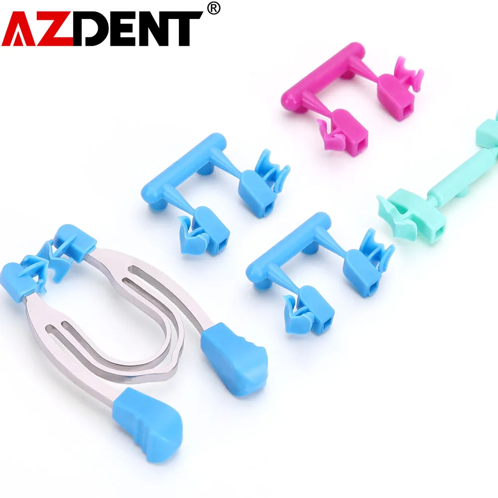 Azdent Dental Matrix Sectional Contoured Metal Spring Clip Rings Clamps ...