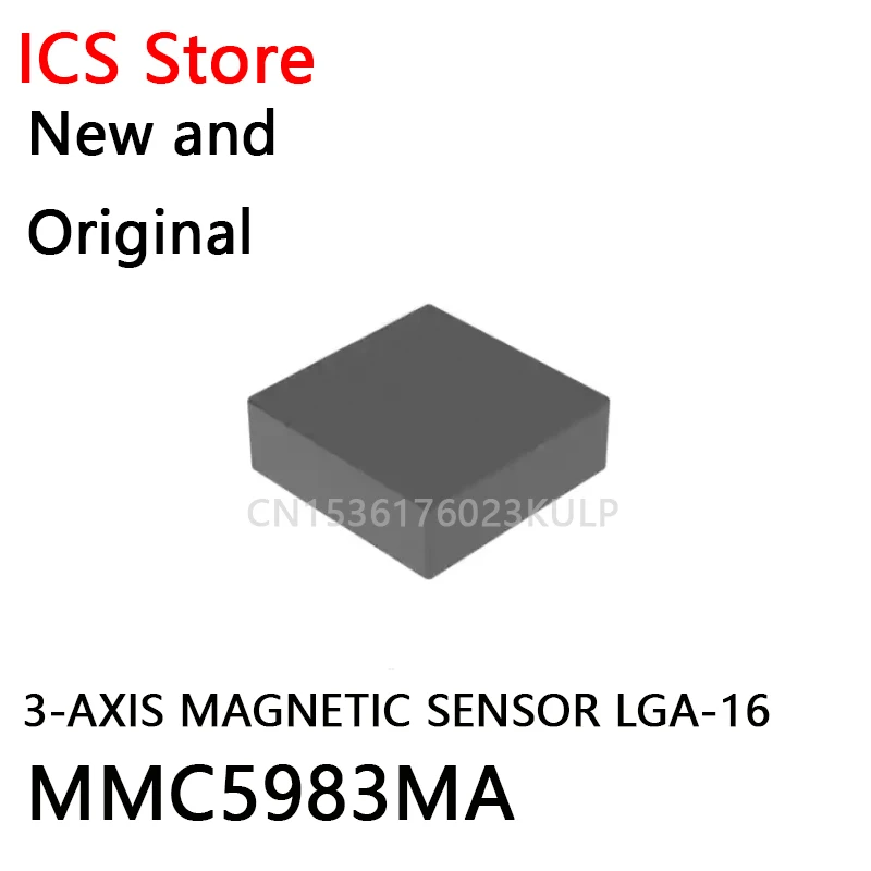 Sensor magnético de 3 eixos lga-16 5983 mmc5983ma, novo e original, 2 a ...