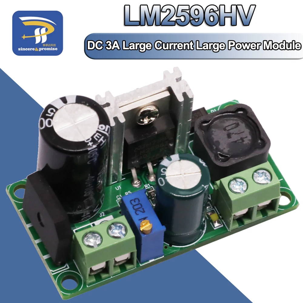 LM2596HV AC/DC to DC Buck Step Down Converter Power Supply Module LM2596 3v 3.3V 5V 6V 9V 12V ...