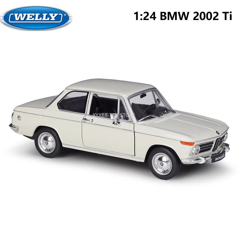 High-Simulation-WELLY-Diecast-1-24-Car-BMW-2002-Ti-Toy-Vehicle-Model ...