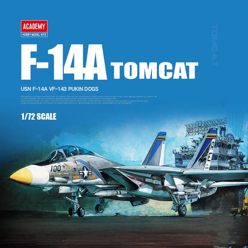 ACADEMY-modelo-de-ensamblaje-12563-F-14A-de-EE-UU-Para-Tomcat-Fighter ...