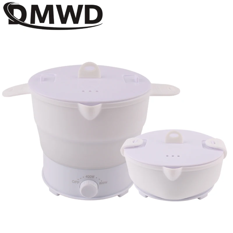 110V-220V-Silicone-Electric-Skillet-Mini-Hotpot-Multifunction-Pasta ...