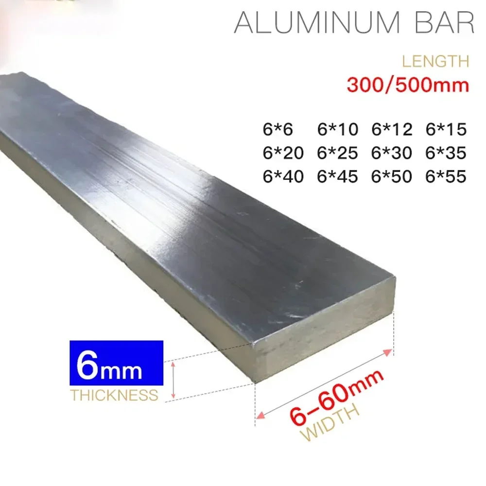 Aluminum-bar-thickness-6mm-width-6-60-length-300-500mm-aluminum-alloy ...