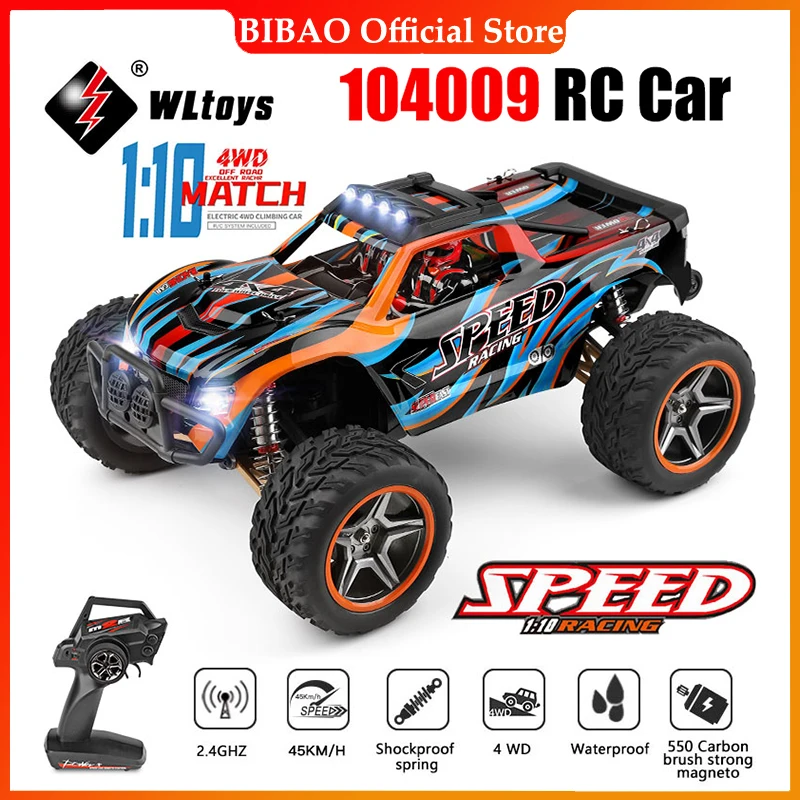 WLtoys 104009 104019 RC CAR Brushed Motor 1/10 Remote Control Off-Road RC Drift Car Radio Toys ...
