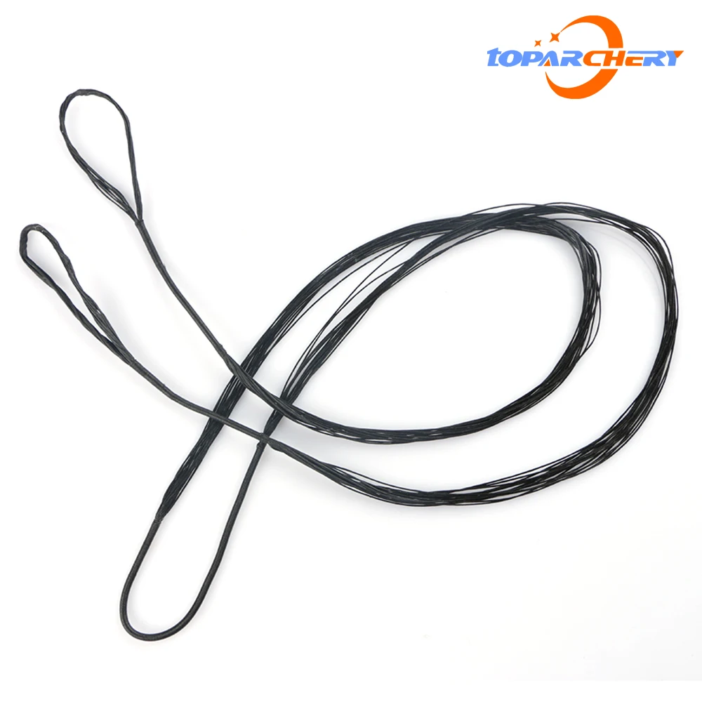 Recurve-Bow-Strings-Strands-Length-Fit-Black-Replacement-Bow-String ...