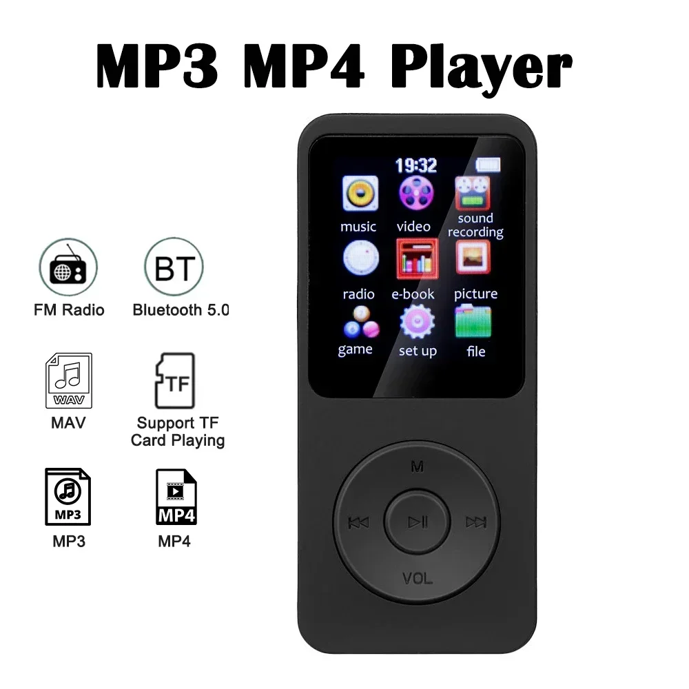 Portable-MP3-Player-1-8-Inch-Color-Screen-Walkmen-HIFI-Bluetooth ...