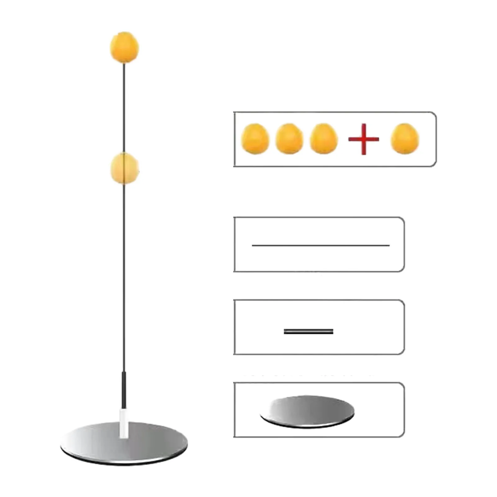 Table-Tennis-Soft-Shaft-Set-with-Bulk-Practice-Balls-Paddles-Set-Easy ...
