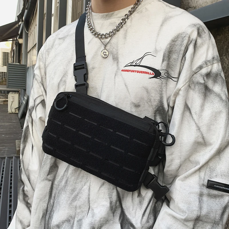 Unisex-Tactical-Chest-Rig-Bag-Hip-Hop-Streetwear-Functional-New-Waist ...