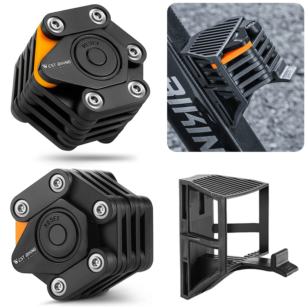 WEST-BIKING-BIKE-Folding-Password-Lock-High-Security-Anti-Theft ...
