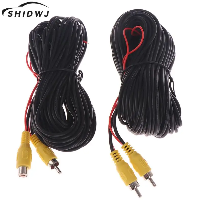 RCA-Male-Female-Car-Reverse-Rear-View-Parking-Camera-Video-Extension ...