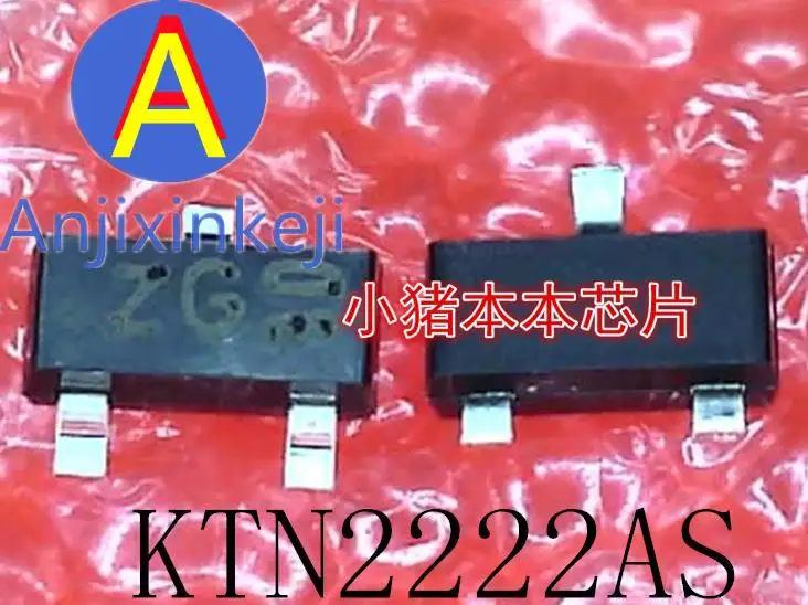 10pcs 100% orginal new KTN2222AS-RTK/PS KTN2222AS Silkscreen: ZG SOT23