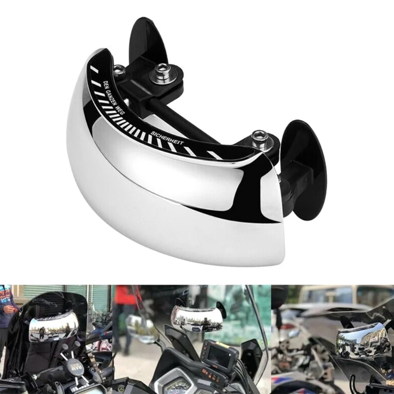 Motorcycle-Windscreen-180-Degree-Blind-Spot-Mirror-Wide-Rearview ...