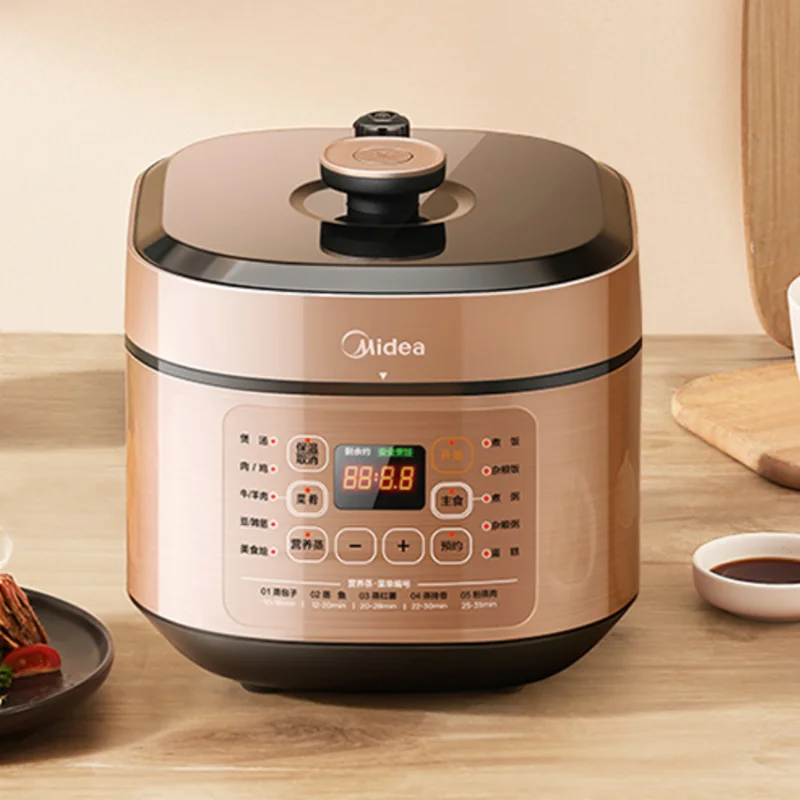 Midea Pressure Cooker Intelligent 6L 5L Rice Cooker Non stick 2 Inner ...