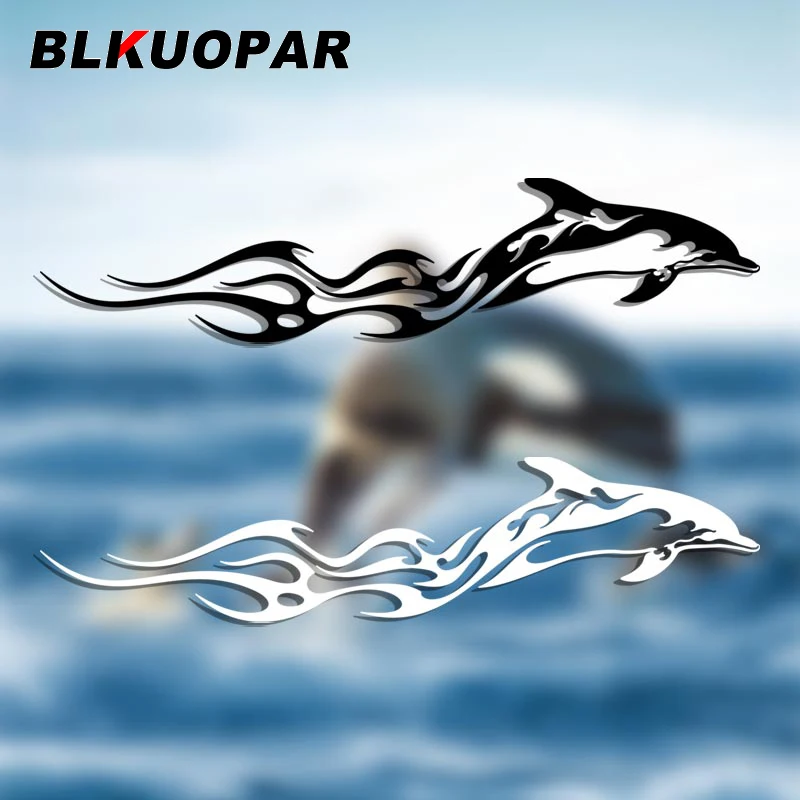 BLKUOPAR-Dolphin-Car-Stickers-Cute-Personality-Creative-Decal-Occlusion ...