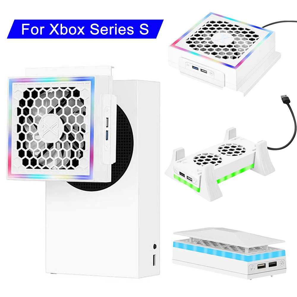 For-Xbox-Series-S-Cooling-Fan-5V-2-4A-Game-Console-Cooling-Fan-LED ...