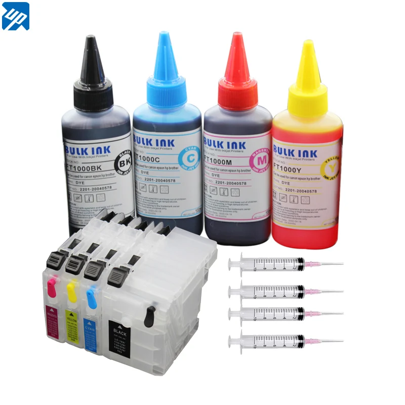 refillable-ink-cartridge-with-400ML-dye-ink-for-Brother-DCP-J100-DCP ...