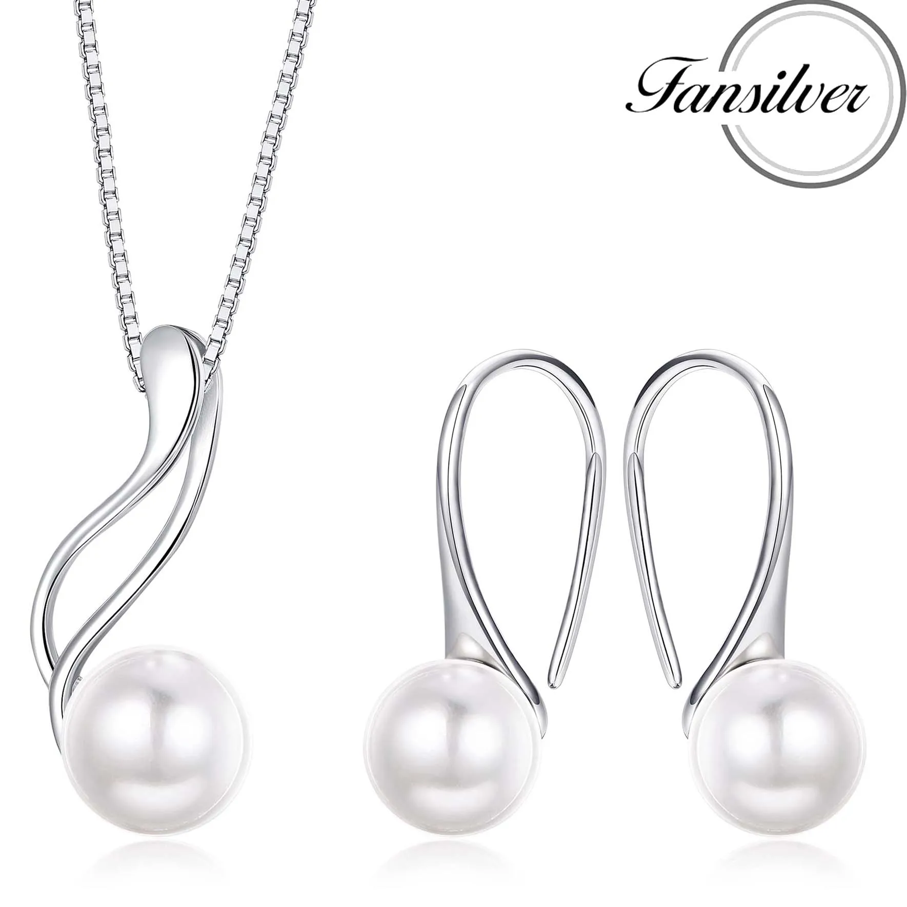 Fansilver-Juego-de-joyas-de-perlas-de-plata-de-ley-chapadas-en-oro-de ...