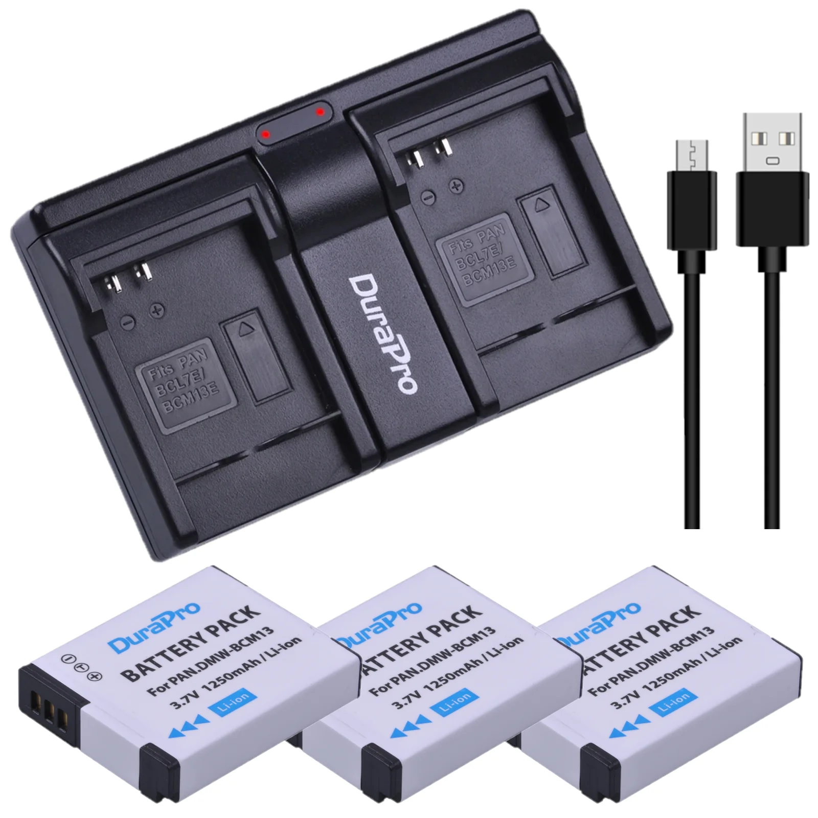 DMW-BCM13E-DMW-BCM13-Batterie-avec-Chargeur-pour-Panasonic-Lumix-DC-TS7 ...