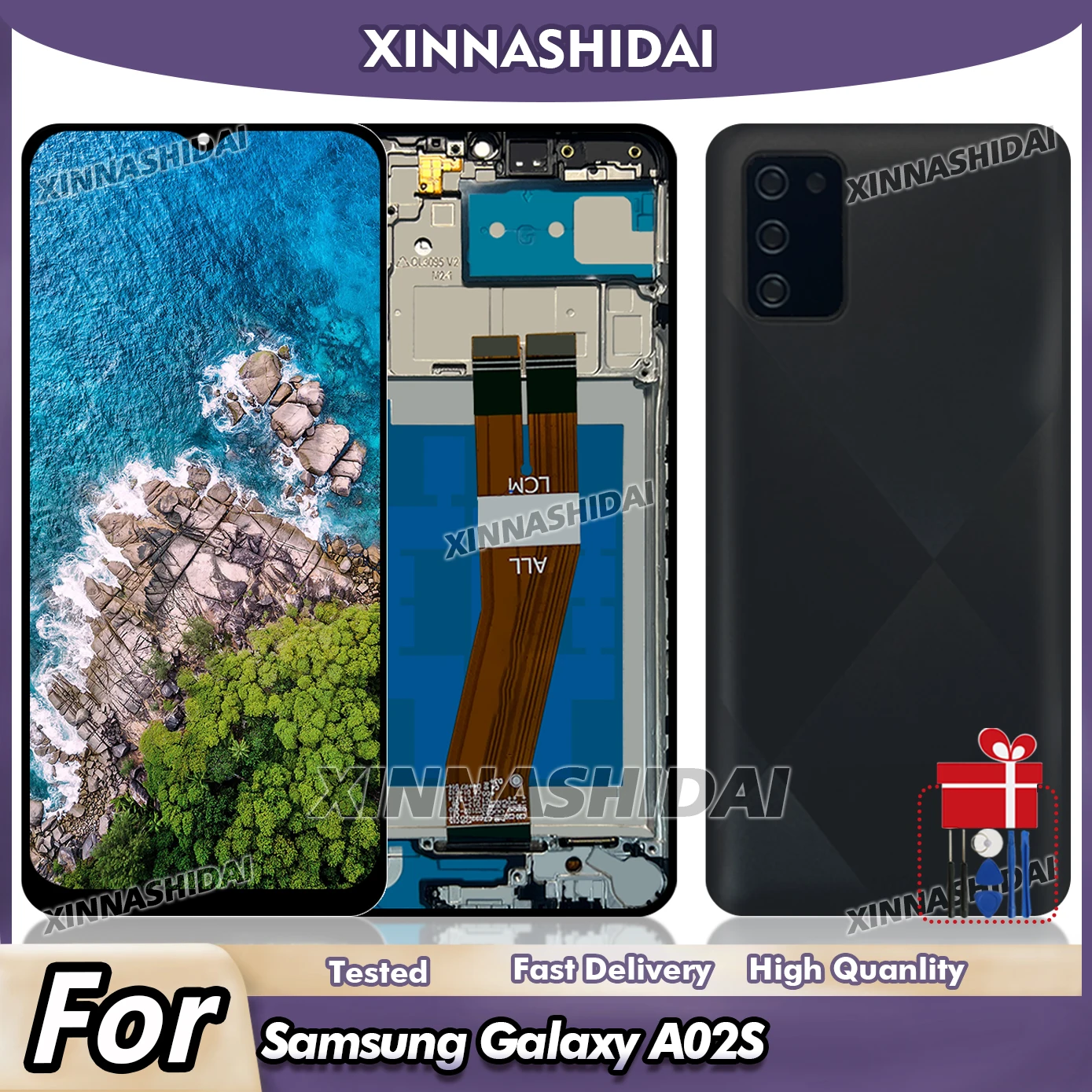 6.5"High quality For Samsung A02S LCD A025M LCD Display Touch Screen ...