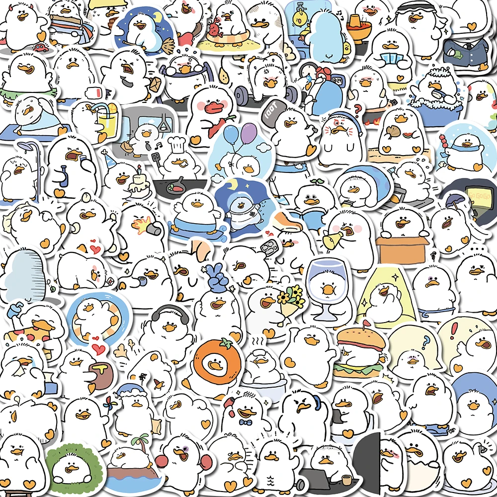 10-50-100PCS-Fat-Duck-Cute-Cartoon-Stickers-Vintage-For-Kids-DIY ...