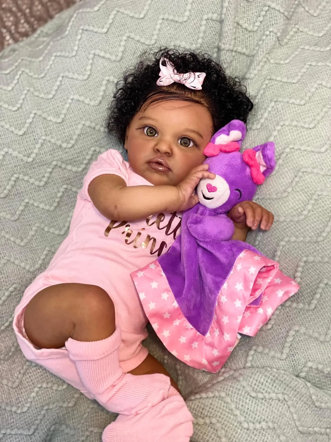NPK 20inch Chantal Already Painted Finished Reborn Baby Doll in Dark ...
