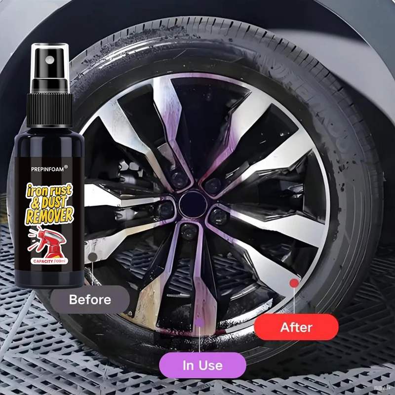 Car Paint & Wheel Iron Particles Powder Cleaning Super Rust Dust ...