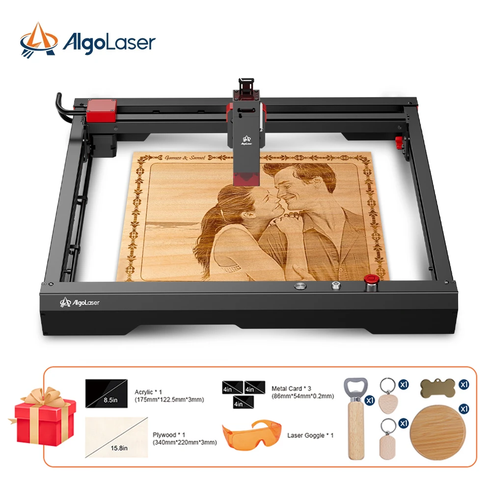 Algolaser Alpha 10W Laser Engraving Machine 20000mm/min Engraving Range ...