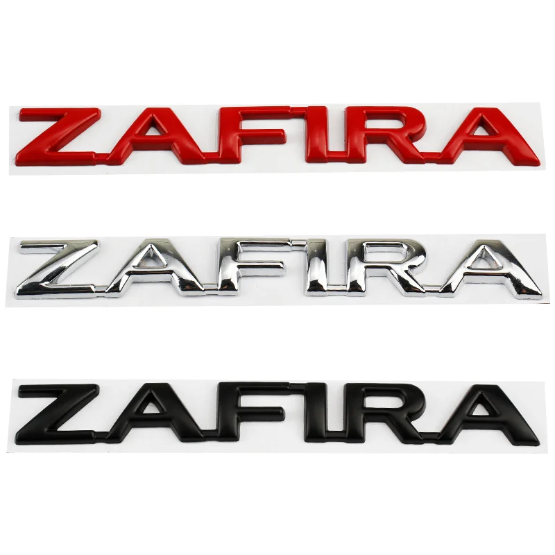Car 3D Metal Letters Words Logo Decals Sticker For Opel ZAFIRA Car Rear ...