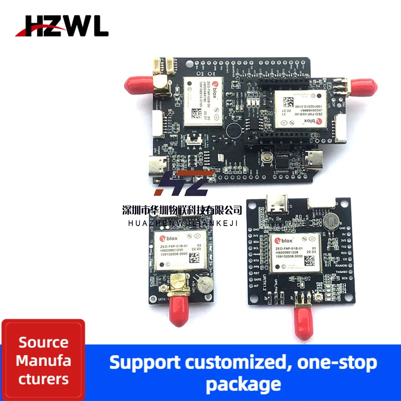 ZED-F9P-01B-02B-RTK-differential-high-precision-centimeter-level-GPS ...