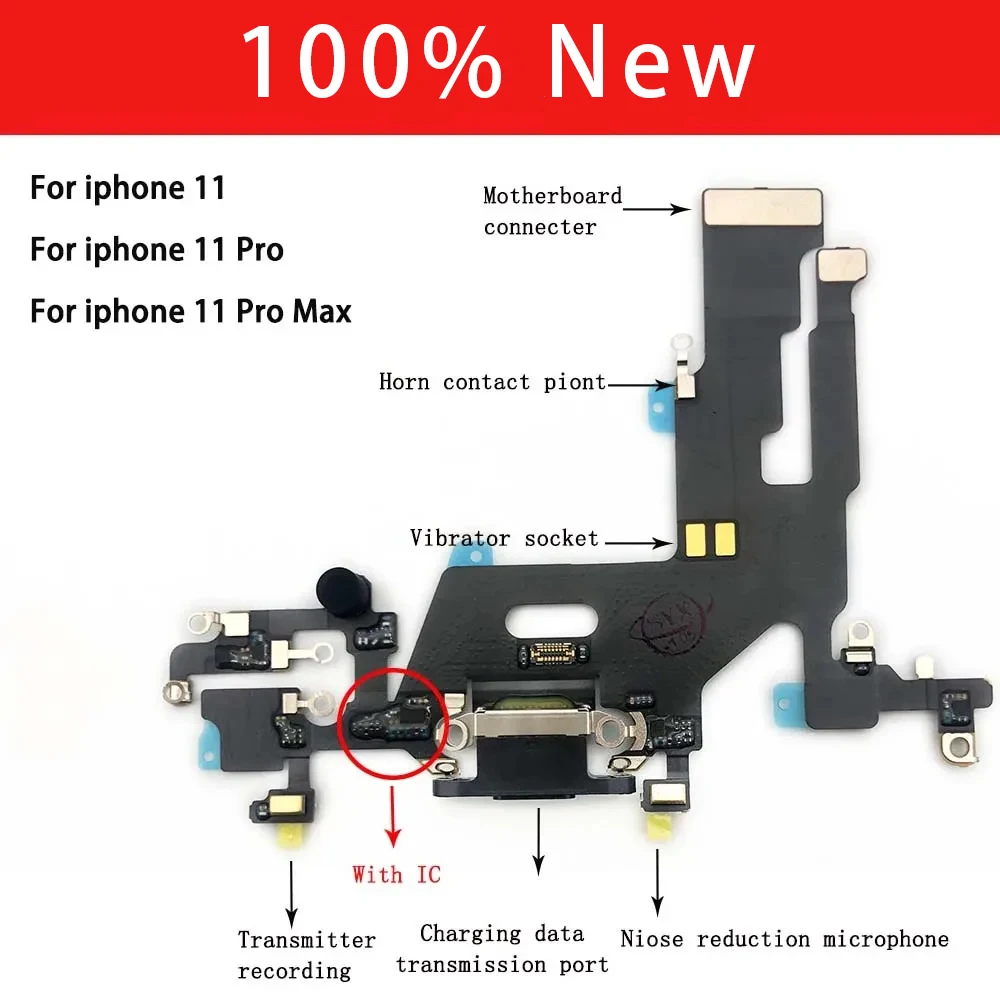100-New-USB-Port-Charging-Board-For-Iphone-11-Pro-Max-USB-Charging-Dock ...