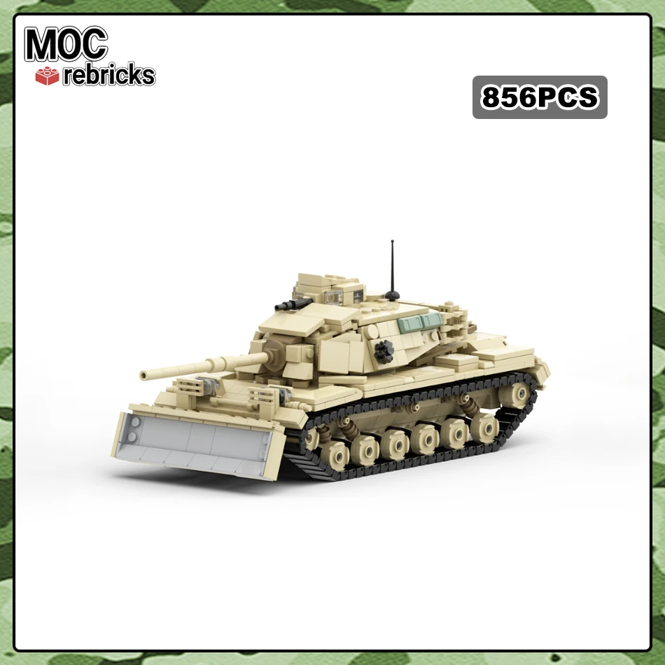 MOC-166141-WW2-American-Second-generation-Tank-M60A1-w-A9-Dozer ...
