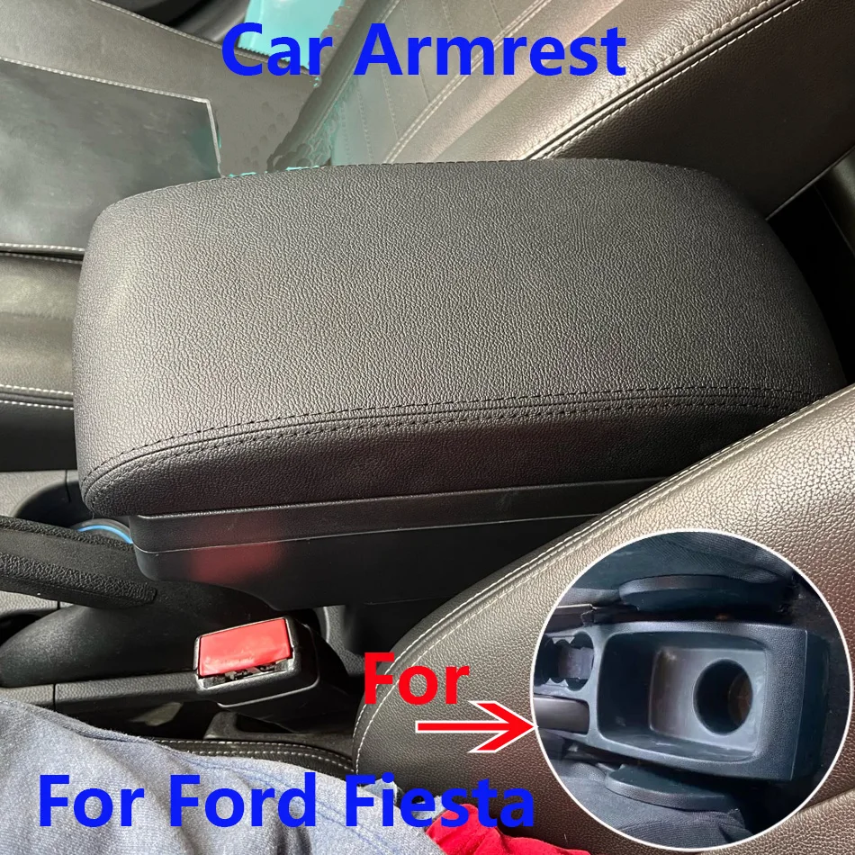 For-Ford-Fiesta-Armrest-box-For-Ford-Fiesta-MK7-Car-Armrest-2009-2017 ...