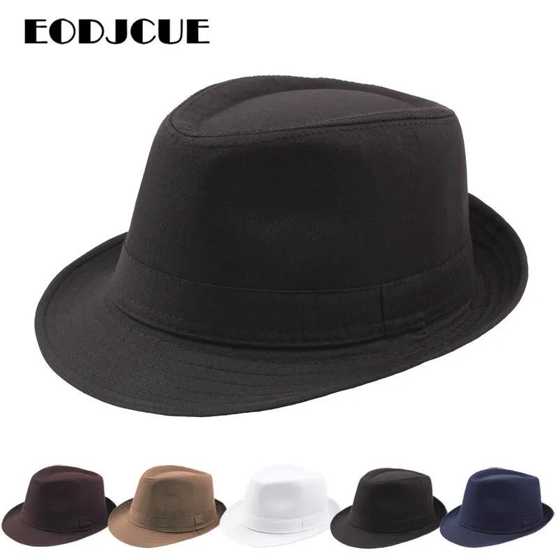 Sombrero de Panamá de ala ancha para hombre, sombrero de Jazz de ala ...