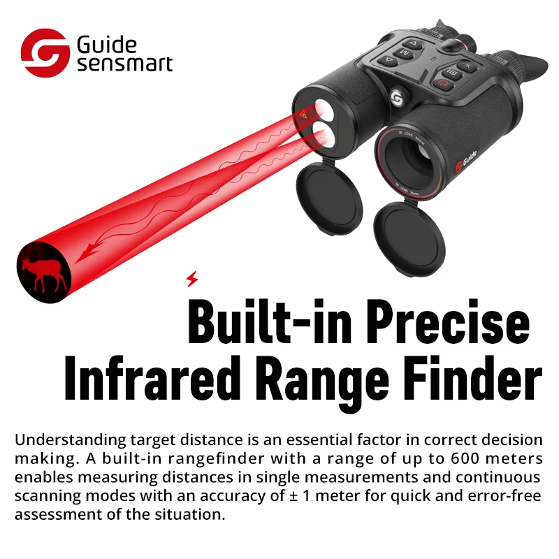 Military Binoculars With Inbuilt Target Meter