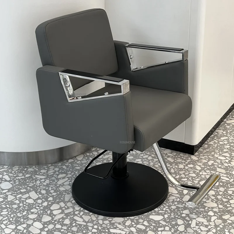 Bắc Âu Inox Salon Tóc Ghế Nội Thất Thẩm Mỹ Viện Cắt Tóc Chuyên Nghiệp Ghế Salon Ghế Xoay Ghế Cắt ...