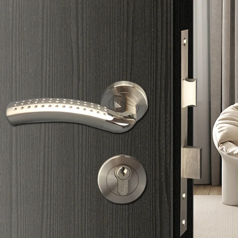 304-Stainless-Steel-Door-Lock-with-Key-Stamping-Screw-Imitation ...