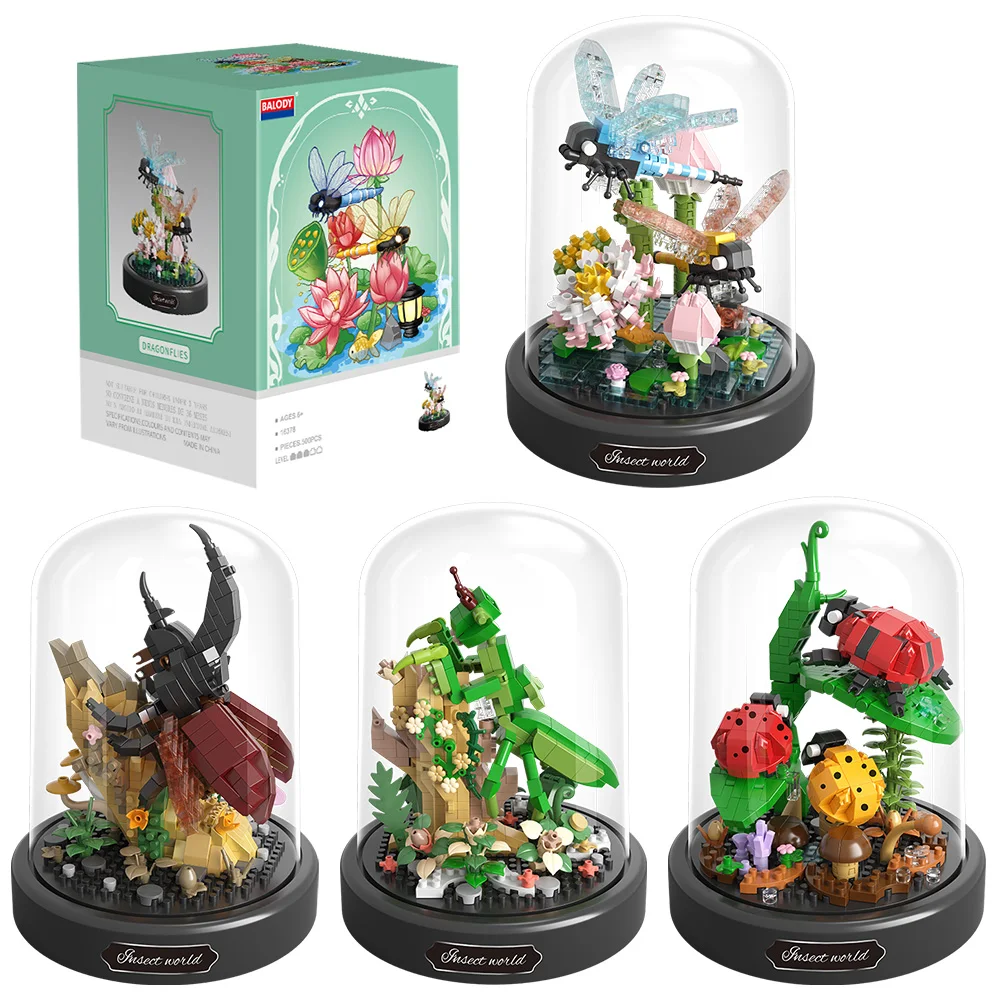 Insect-Collection-Building-Blocks-Kit-4-Insects-and-Bugs-Sets-for ...