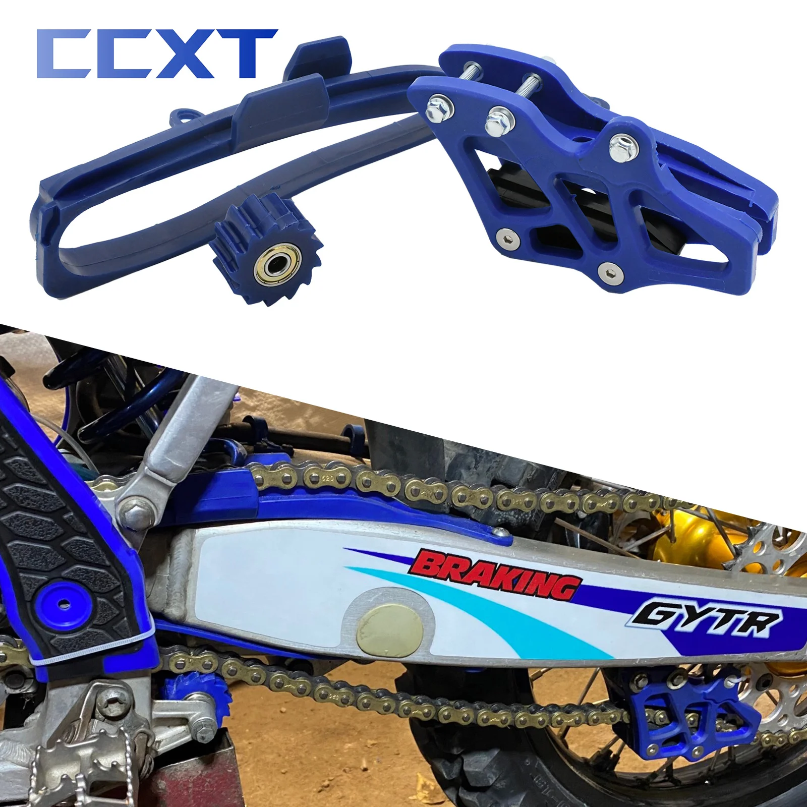 Motorcycle-Chain-Slider-Guide-Swingarm-Roller-Chain-Guide-Sprocket ...