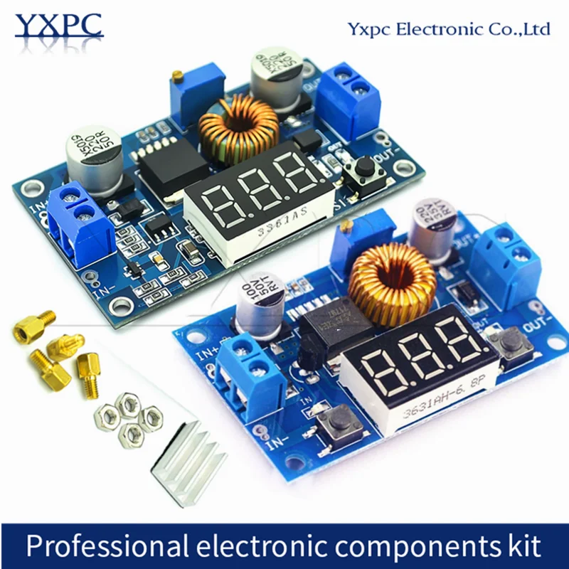 5A 75W XL4015 DC-DC Converter Adjustable Step-Down Module 4.0-38V to 1 ...