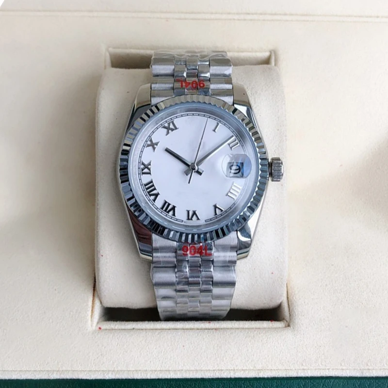 Luxury-Men-s-Watches-Automatic-Mechanical-Movement-Simple-Roman ...