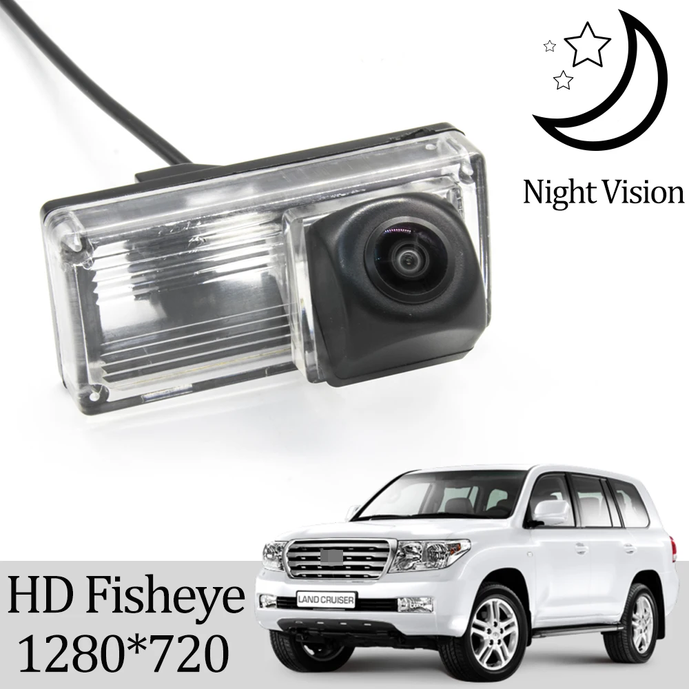 Owtosin Hd Fisheye 720p Rear View Camera For Toyota Land Cruiser 200 ...