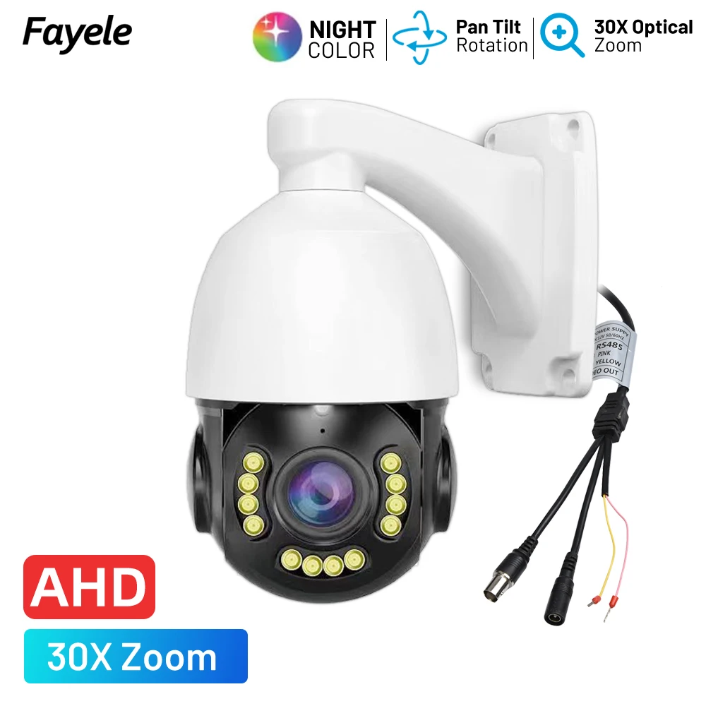 Full-Color-AHD-Hybrid-PTZ-Camera-30X-Zoom-Day-Night-Surveillance ...