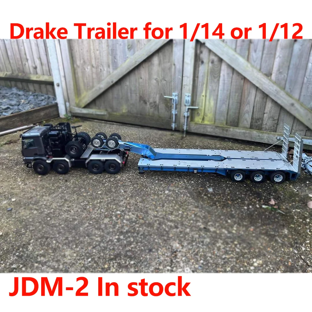 In Stock JDM-2 Widen 1.5M Metal Drake Trailer forTAMIYAYA 1/14 Radio ...