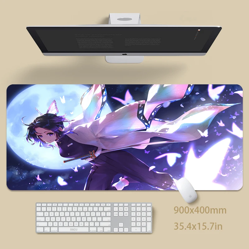 Mousepads Demon Slayer Mouse Mats Large Natural Rubber Mouse Pads High ...