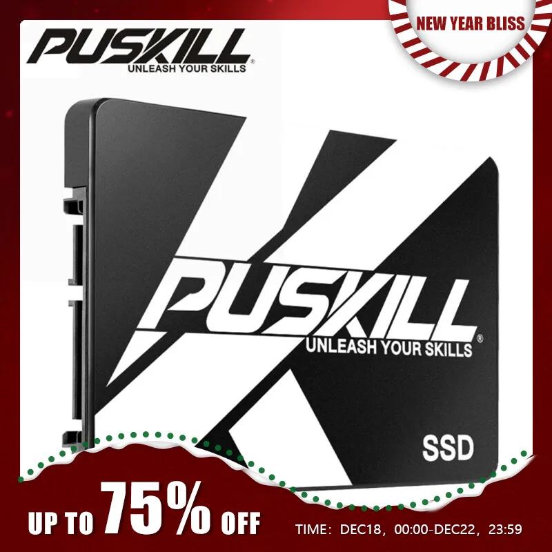 PUSKILL-Disque dur interne pour ordinateur portable et de bureau, SSD, SATA3, 1 To, 2 To, 256 Go ...