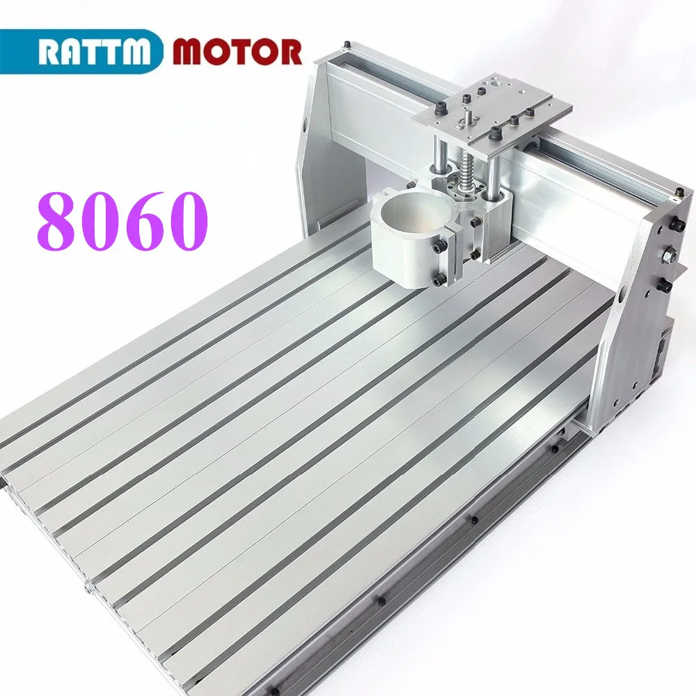 EU-8060-Desktop-DIY-CNC-Router-Milling-Engraving-Machine-Frame-Set-kit ...