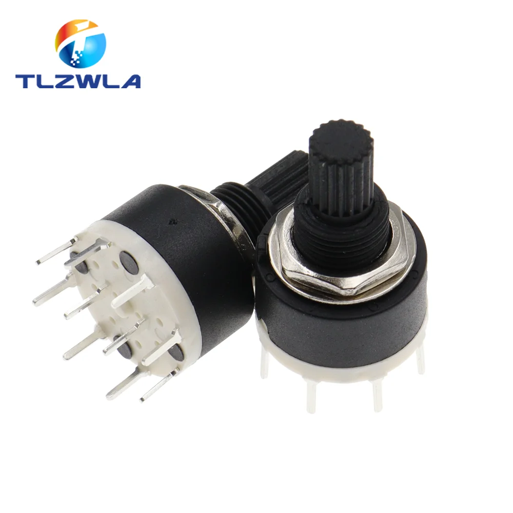 10PCS SR16 Plastic 16MM Rotary Band switch 2 Pole 3 4 position 1 Pole 5 ...
